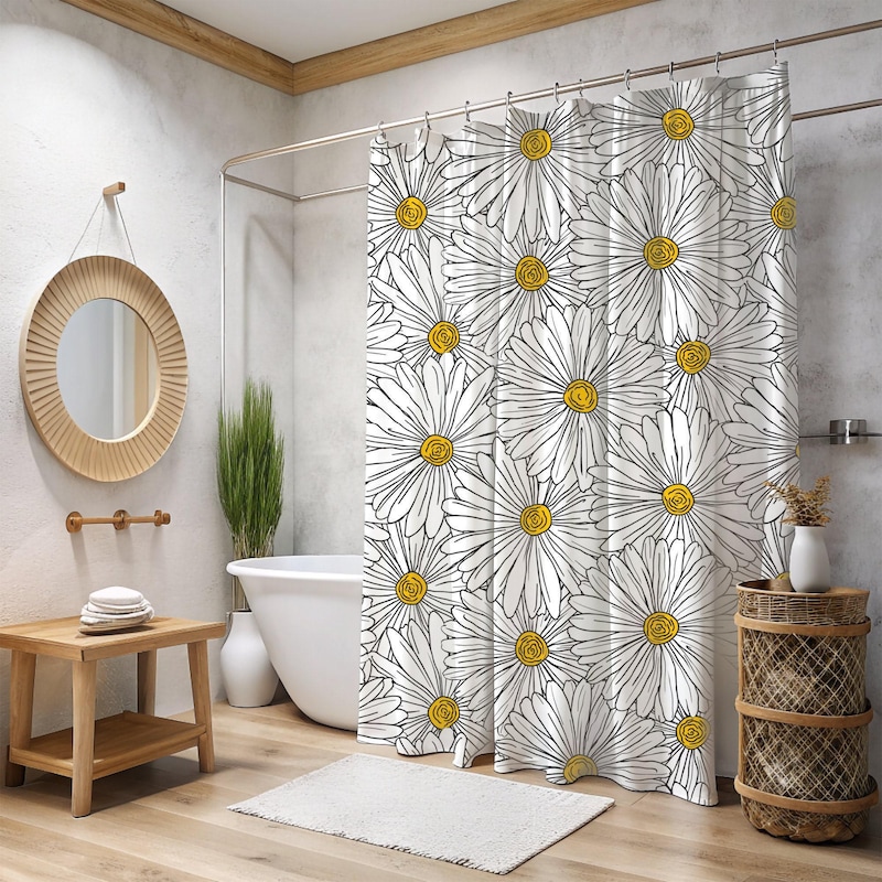 Daisy Curtain - Etsy