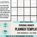 Personal Growth Journal Template, Editable Canva Template, Personal ...