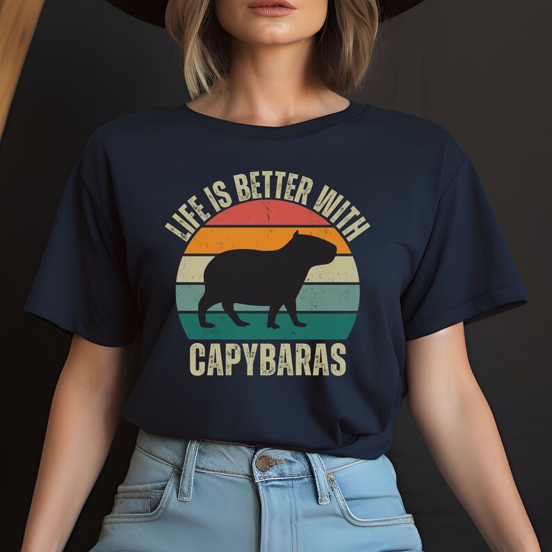 Capybara Shirt, Capybara Tee, Capybara Lover Gift, Capybara T-shirt ...