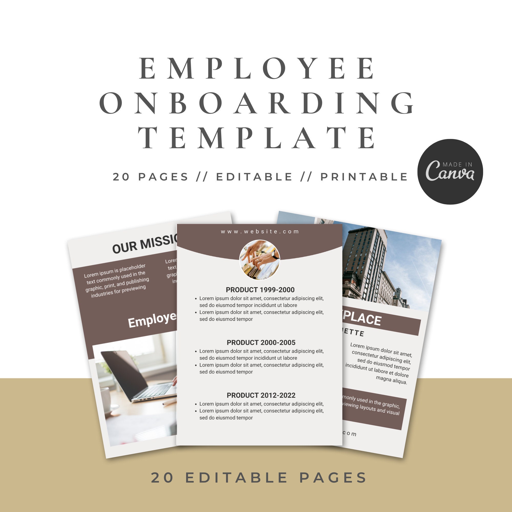 Editable Employee Onboarding Template New Employee - Etsy
