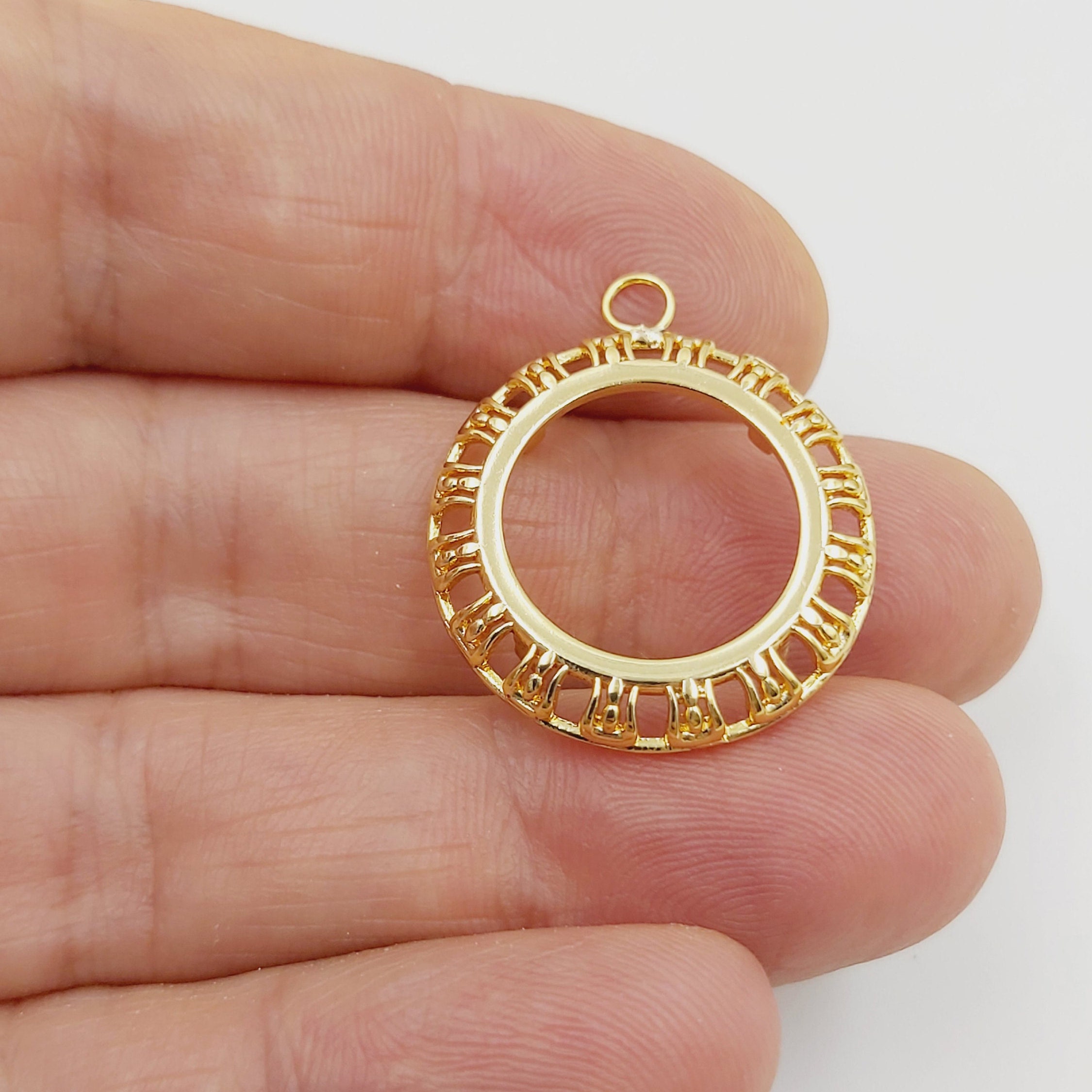 Jewelry & Beauty 2pcs/lot Copper plated 18k gold star curved double ...