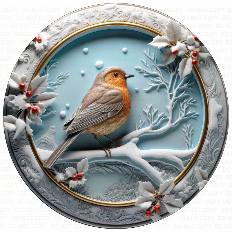 Christmas Robin - Etsy UK