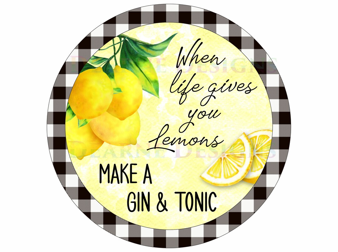 When Life Gives You Lemons Wreath Sign, Welcome Lemon Wreath Sign ...