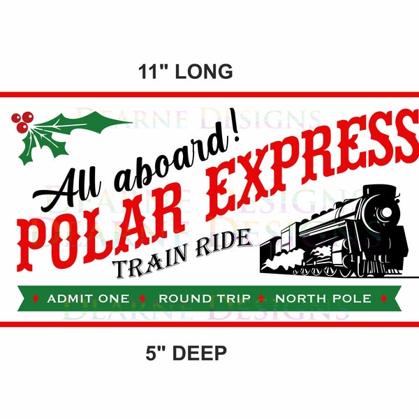 Polar Express Sign - Etsy