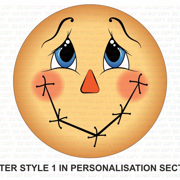 Scarecrow Face - Etsy