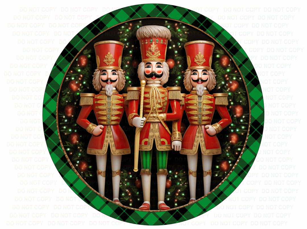 Nutcracker Wreath Sign, Xmas Nutcracker Sign, Christmas Nutcracker Sign ...