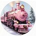 Pink Train Christmas Sign, Christmas Train Wreath Sign, Pink Xmas ...