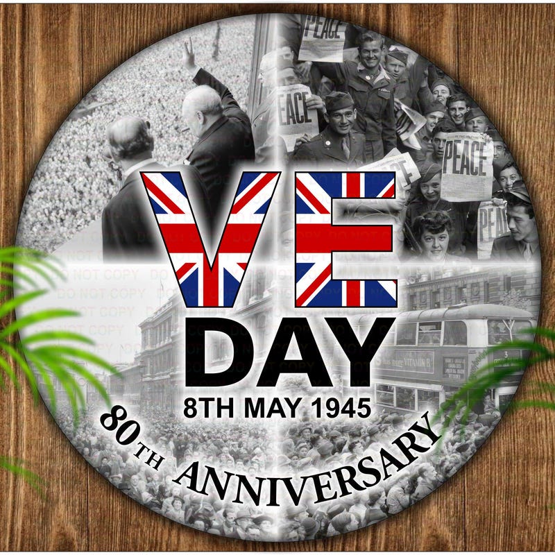 Ve Day Posters - Etsy UK