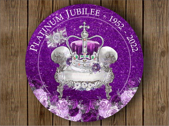Queens Platinum Jubilee Wreath Sign Jubilee Wreath Sign | Etsy