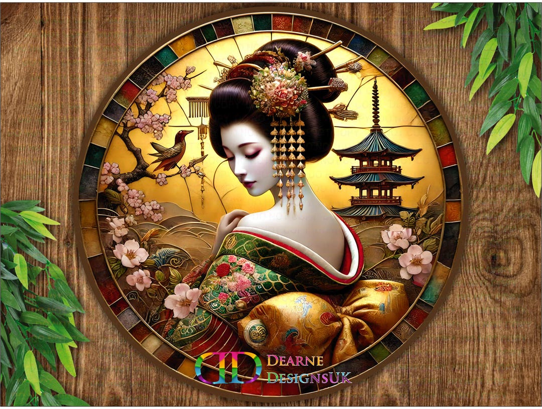 Traditional Japanese Geisha Girl Sign,japanese Geisha Sign, Kimono Sign ...