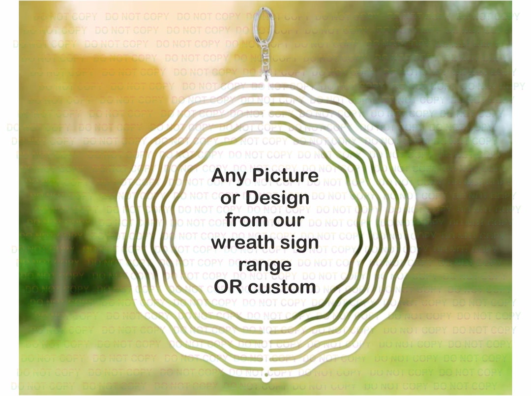 Custom Wind Spinner, Aluminium Metal Garden Art Spins With the Wind and ...