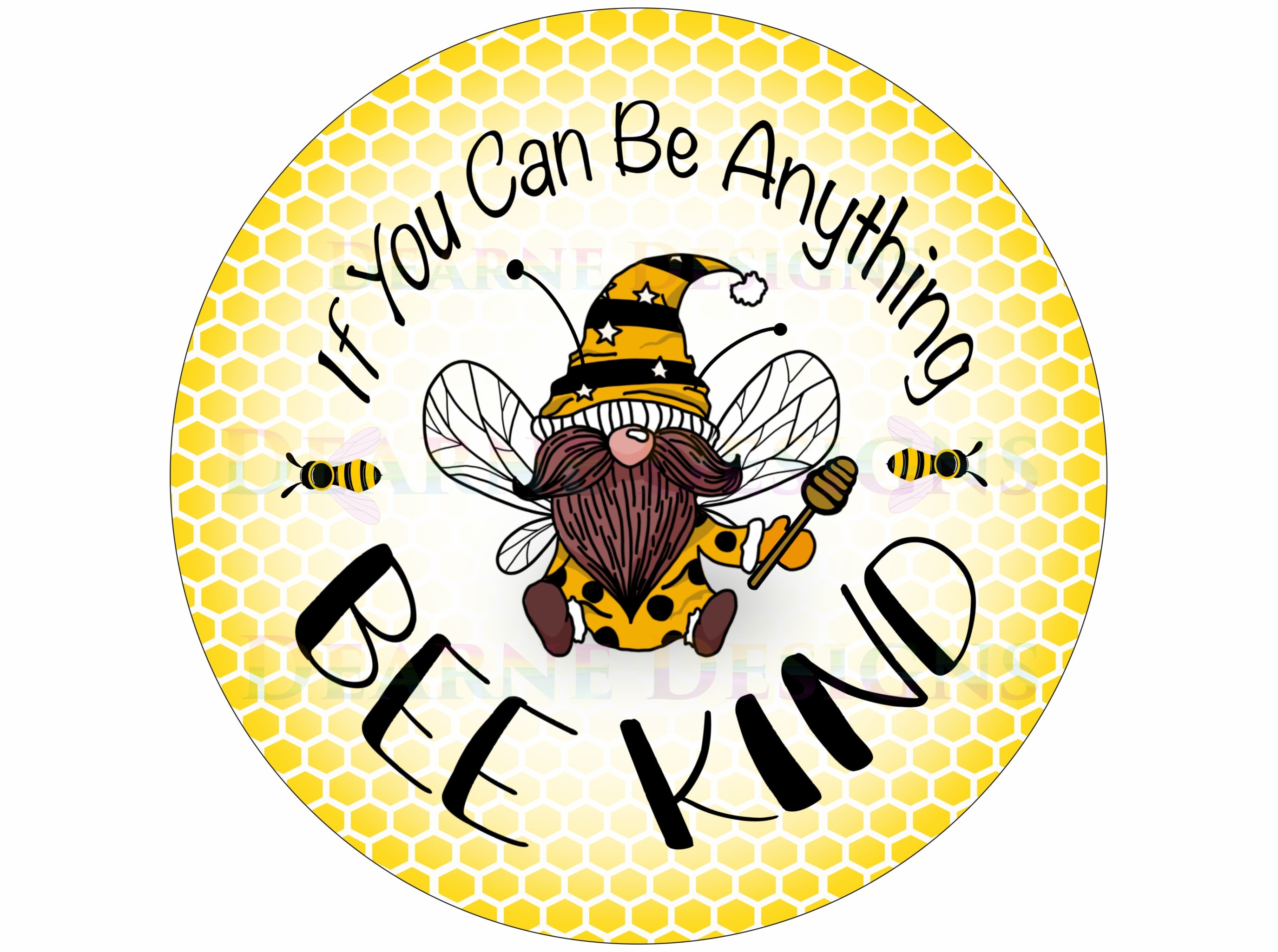 Bee Kind Wreath Sign Door Sign Bee Kind Wreath Sign Bee | Etsy