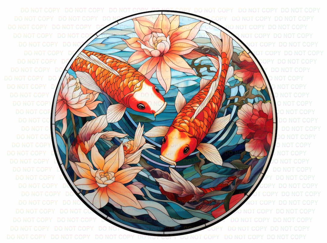 Koi Sign, Koi Wreath Sign, Koi Pond Sign, Japanese Garden Sign, Koi ...