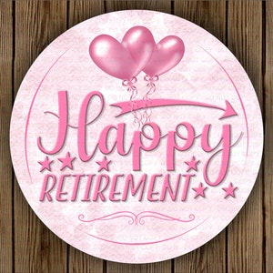 Happy Retirement Sign, Retirement Wreath Sign, Retirement Plaque ...