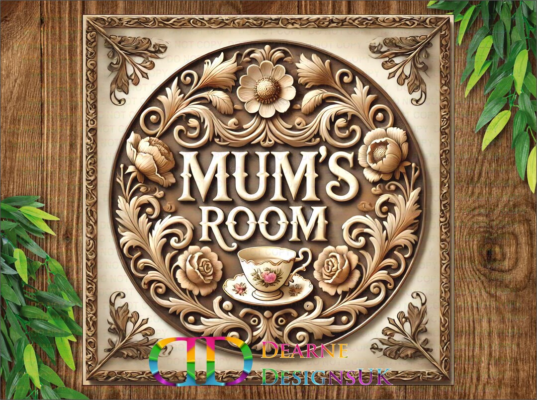 Mum's Room Sign, Mums Room Door Sign, Mum's Room, Mum's Room Decor ...