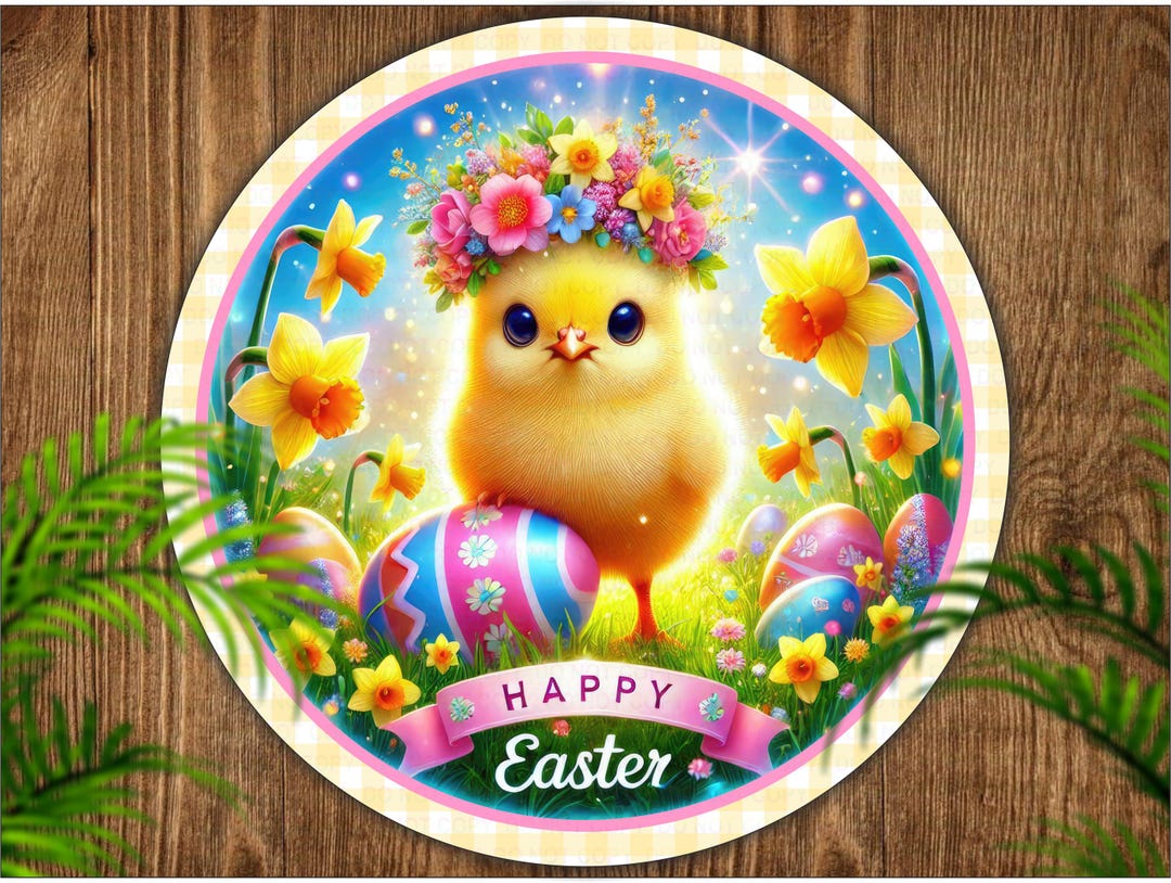 Spring Chick Sign, Easter Chicken Sign, Easter Decorations, Easter ...