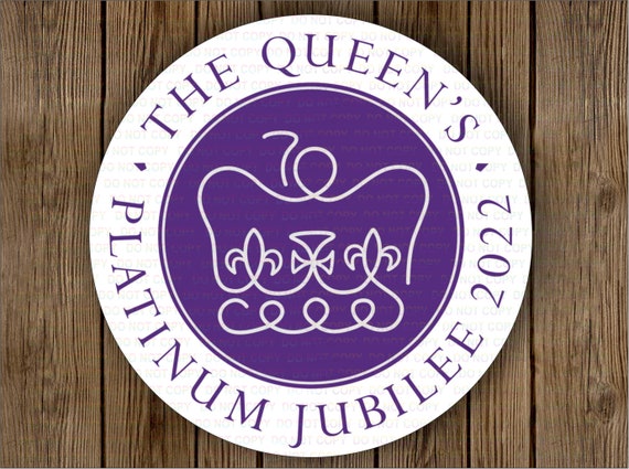 Queens Platinum Jubilee Wreath Sign Jubilee Wreath Sign - Etsy