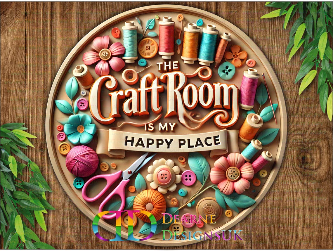 Craft Room Sign, Craft Room Door Sign, My Craft Room, Craft Room Decor ...