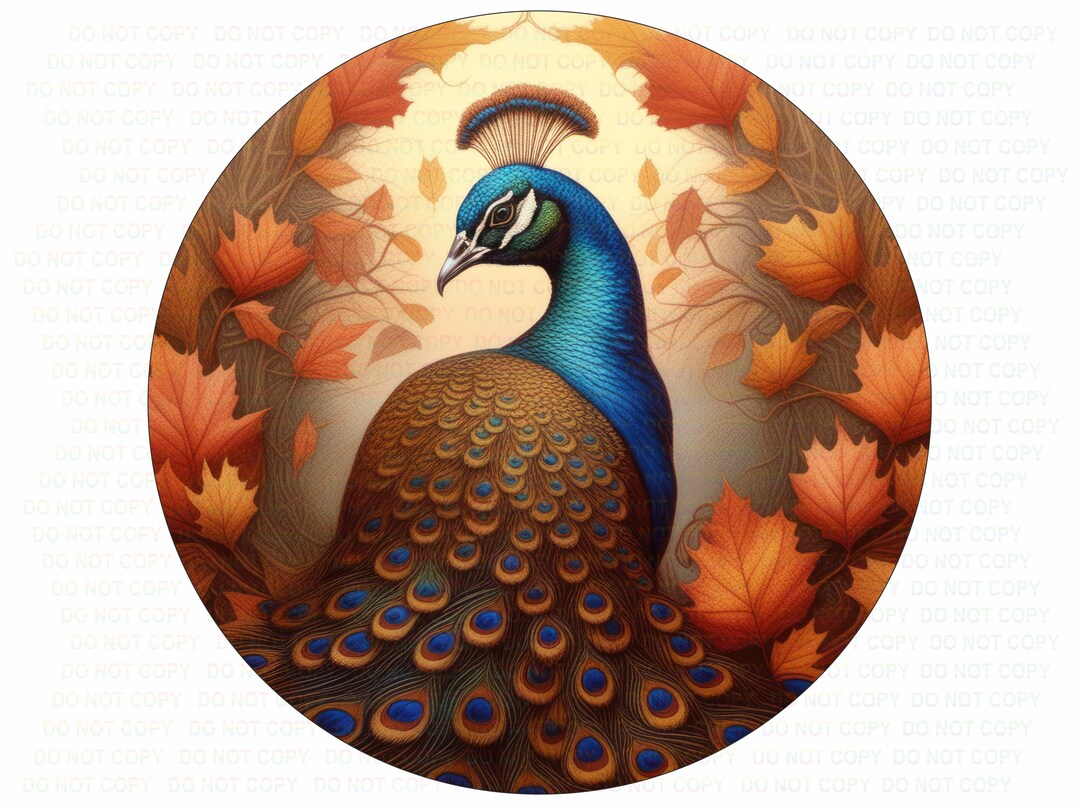 Peacock Sign, Welcome Peacock Wreath Sign, Peacock Feathers Wreath Sign ...