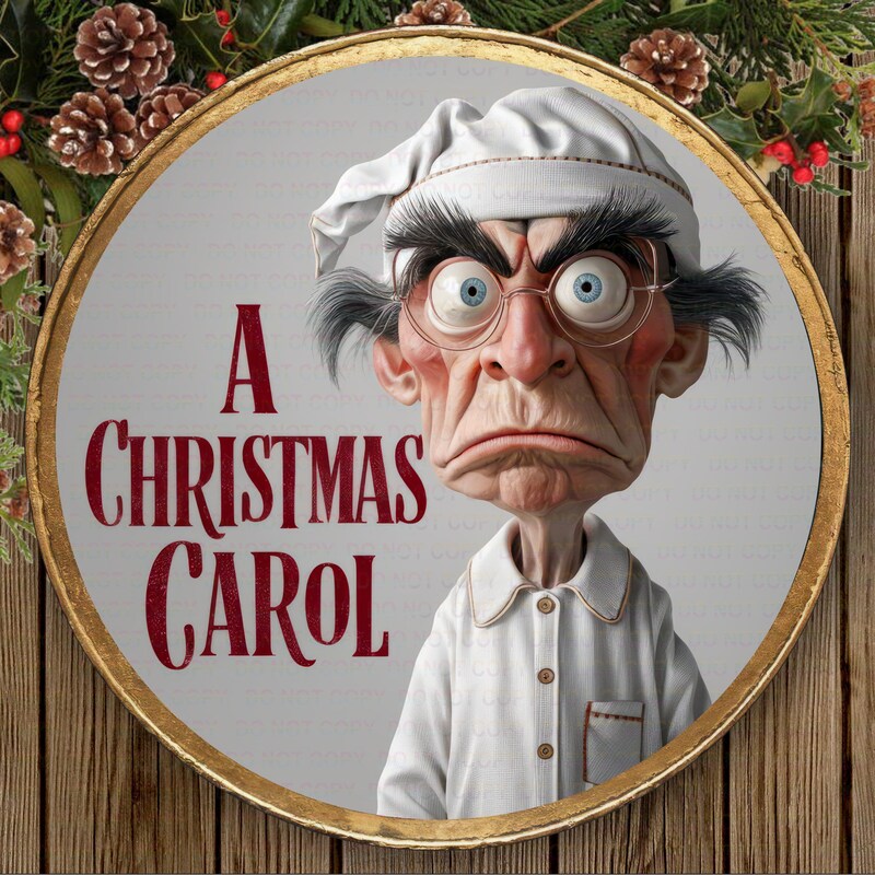 Christmas Carol Sign - Etsy