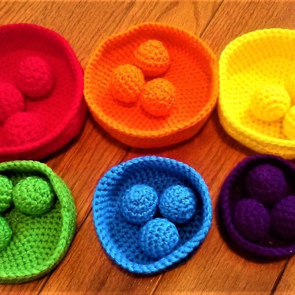 Crochet Nesting Bowls - Etsy
