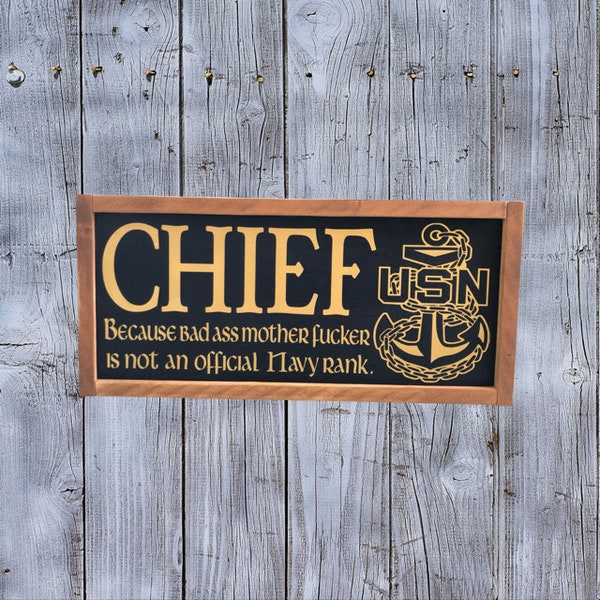 Navy Chief - Etsy