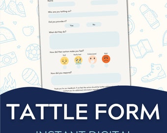 Tattle Form - Etsy