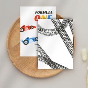 Formula One First Birthday Invitation Download Racecar Birthday ...
