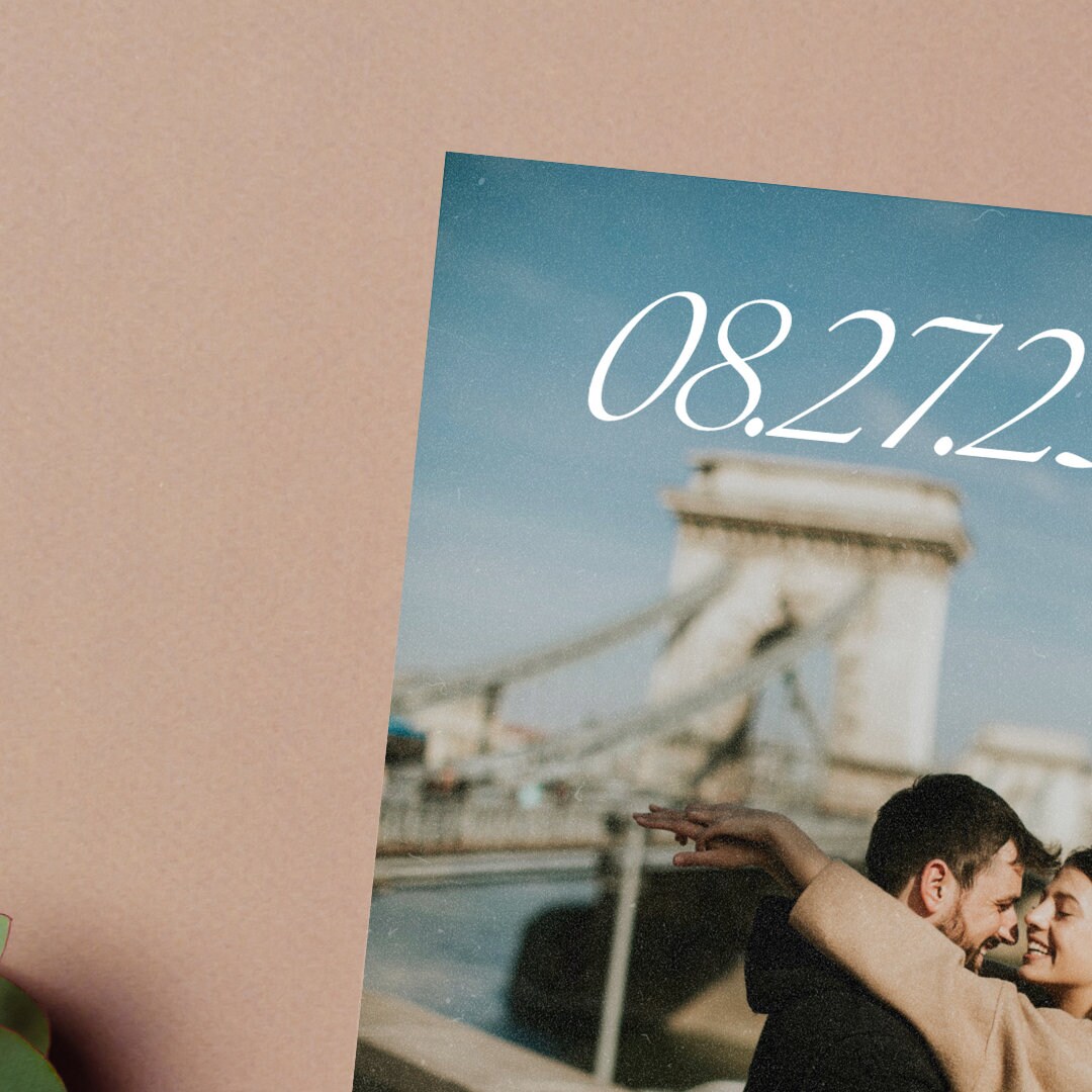 Basic Save the Date Printable Template Modern Save the Date Instant ...
