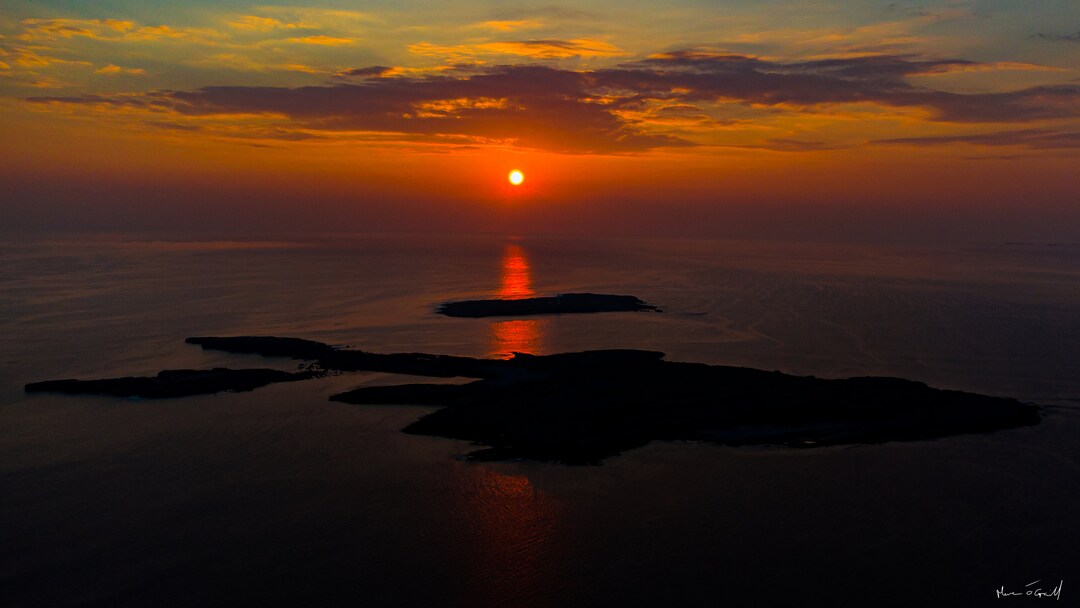 Inis Mor Sunset Aran Islands Irland - Etsy.de