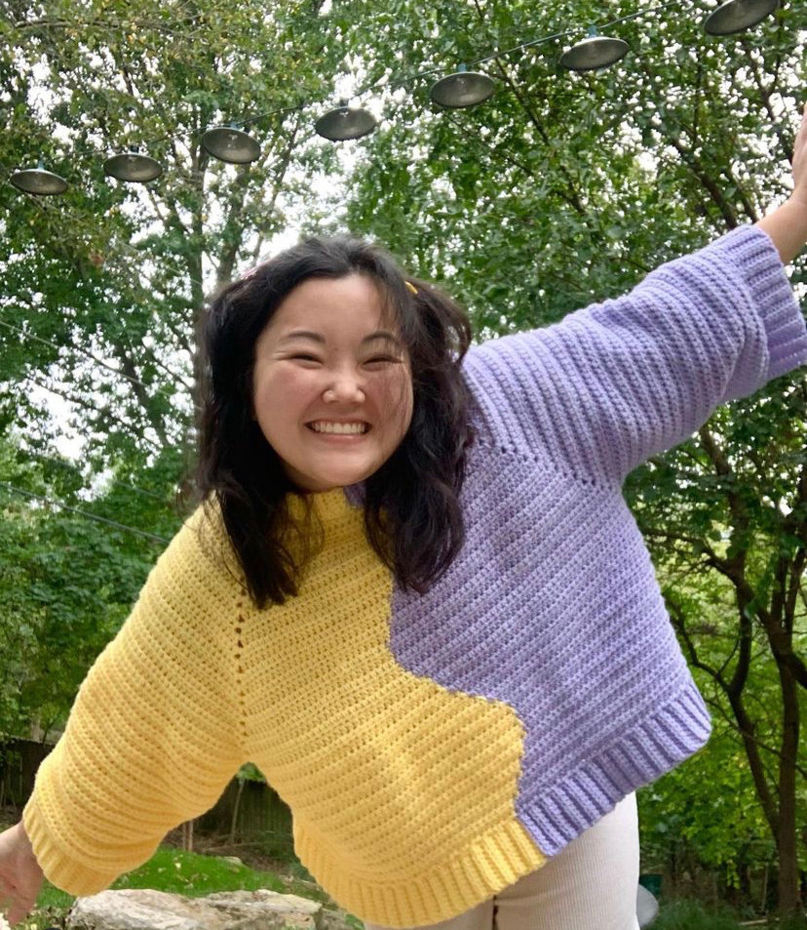 PDF: Wavy Colorblock Sweater Pattern digital Download Only - Etsy