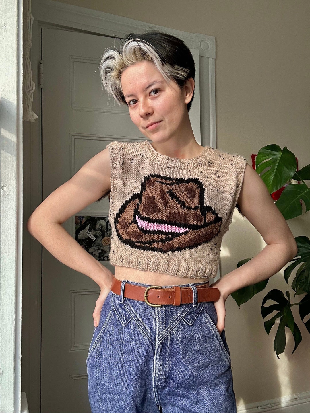 PDF: Cowboy Hat Vest Pattern (knit) - Etsy