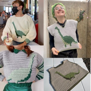 PDF: Brontosaurus Top Crochet Pattern - Etsy