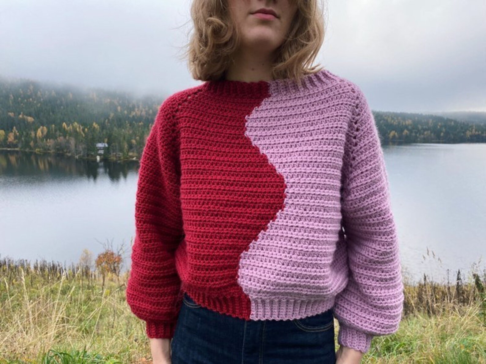 PDF: Wavy Colorblock Sweater Pattern digital Download Only - Etsy