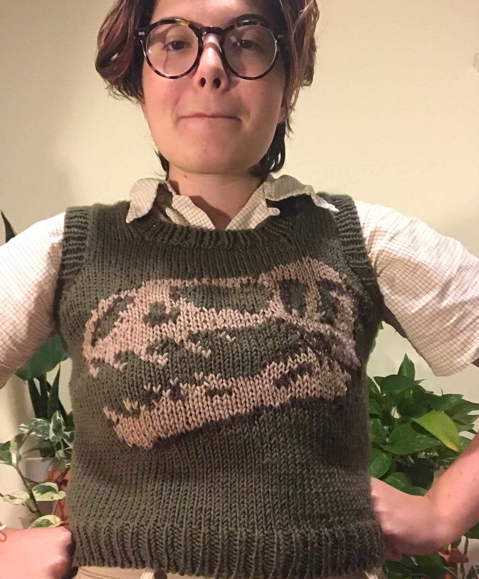 PDF: T Rex Vest Knitting Pattern *digital Download Only* - Etsy