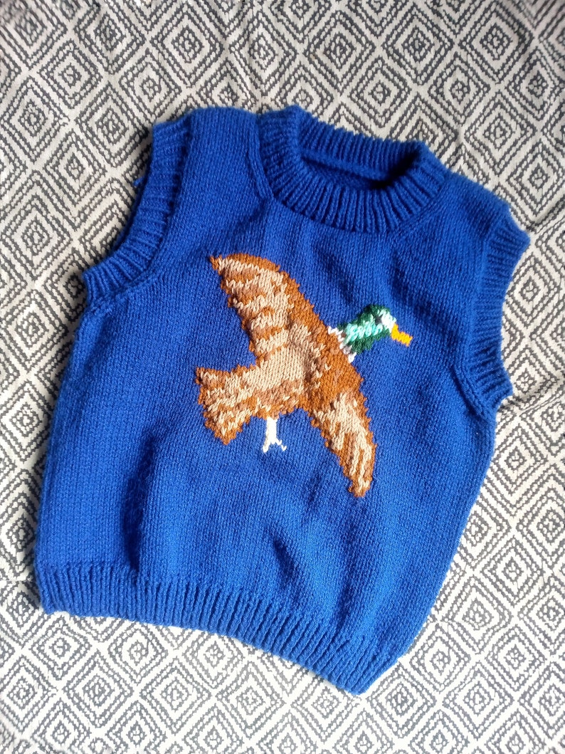 PDF: Knit Duck Sweater Pattern - Etsy