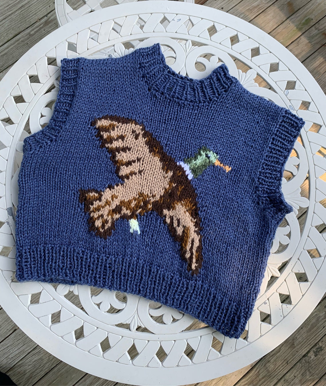 PDF: Knit Duck Sweater Pattern - Etsy