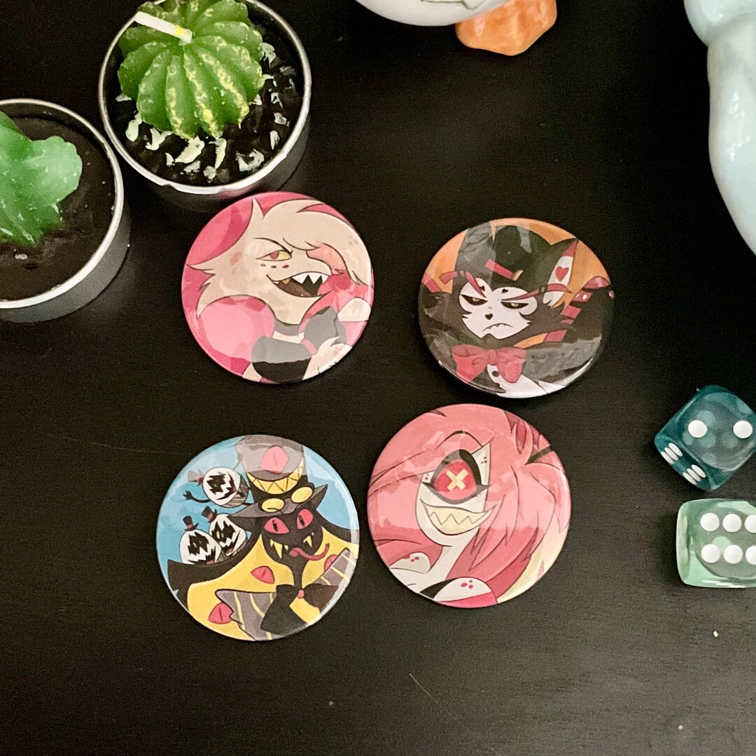 Hazbin Hotel Badges - Etsy