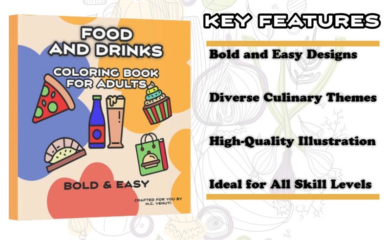 Coloring Pages. Food and Drink Coloring Pages Bold and Easy COLORING ...