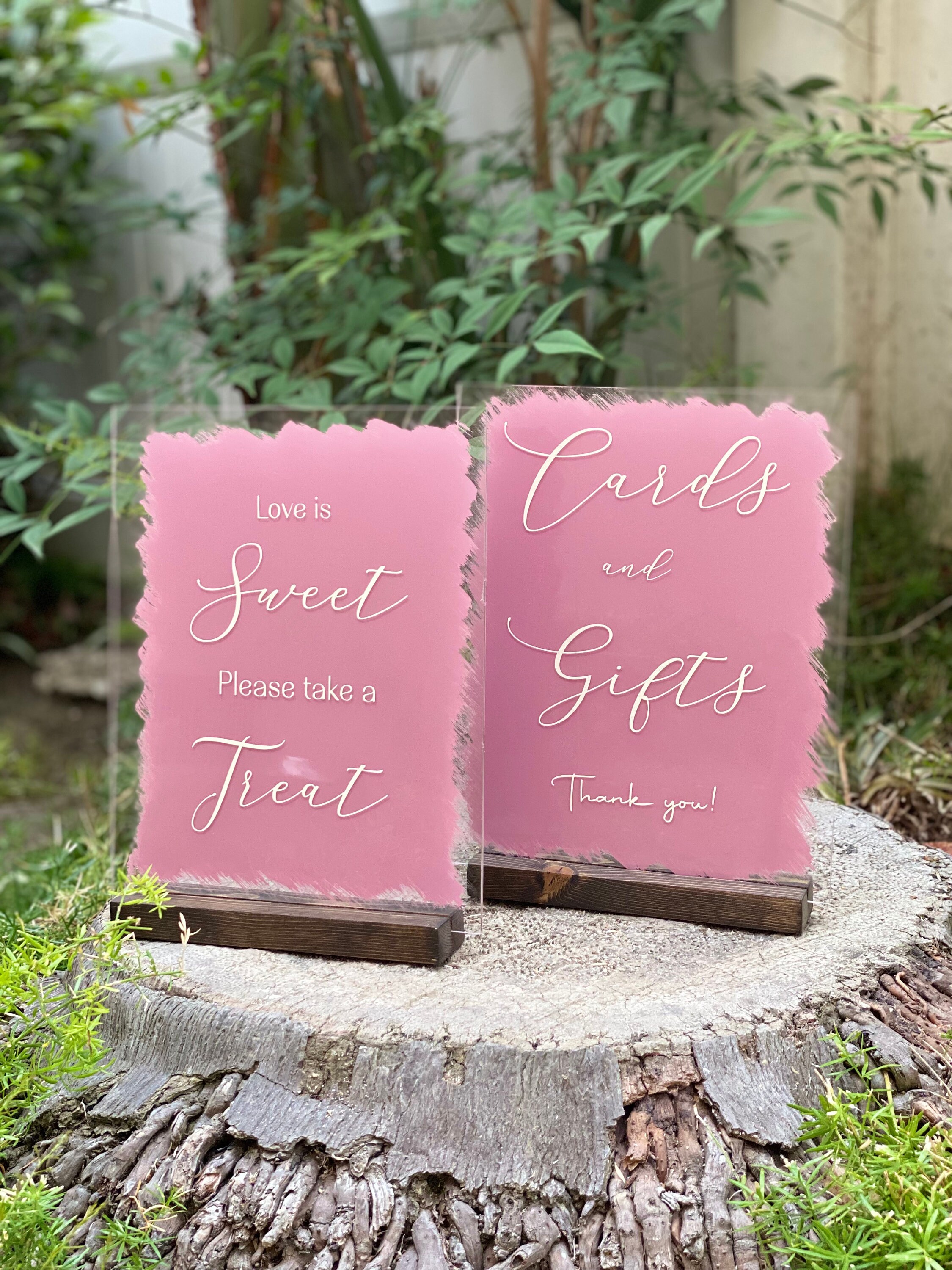 Wedding Table Signs Desert Table Sign Gift Table Sign - Etsy