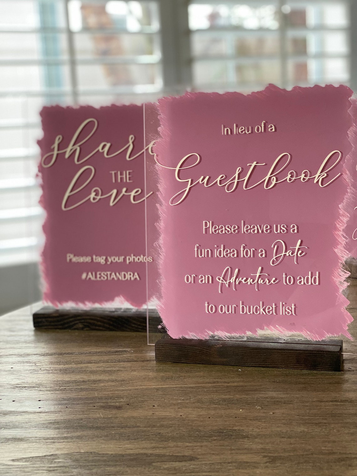 Wedding Table Signs Desert Table Sign Gift Table Sign - Etsy