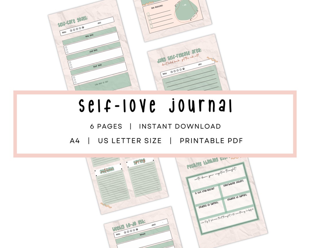 Self-love Journal Digital - Etsy