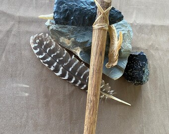 Stone Tomahawk Obisidan - Stone Hatchet - Primitive Tool - Hand Knapped ...