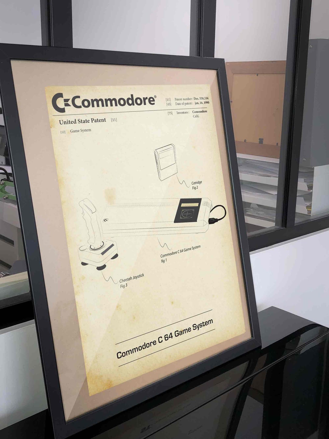 Commodore C 64 Game System Patent Poster - Etsy