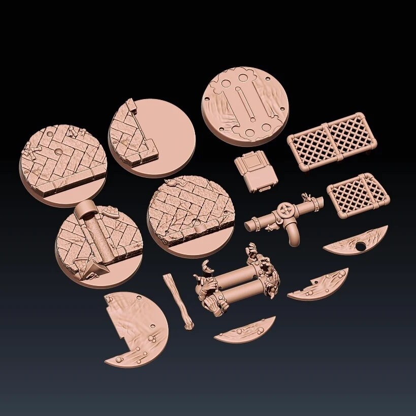 Set of Underground Bases 01 (STL) V2 - Etsy