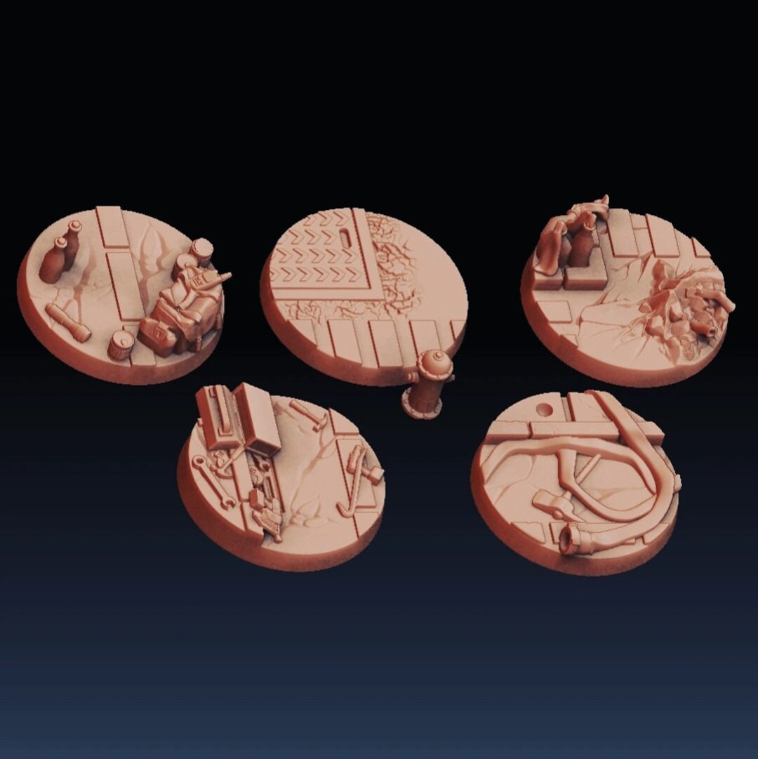 Set of Street Bases 02 (STL) - Etsy