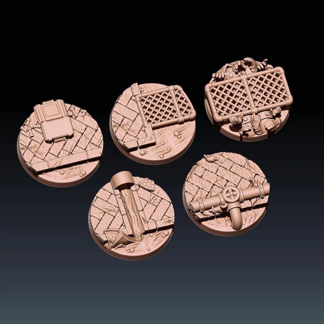 Set of Underground Bases 01 STL V1 - Etsy