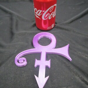 Prince Symbol 3d Wall Art (purple Silk) - Etsy