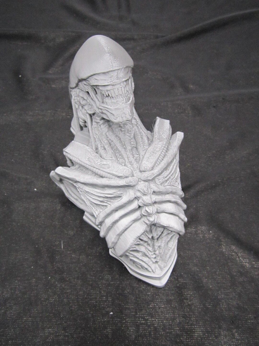 Alien Xenomorph Bust (alien Movie, Aliens) 3d Wall Art (silver/gray) - Etsy