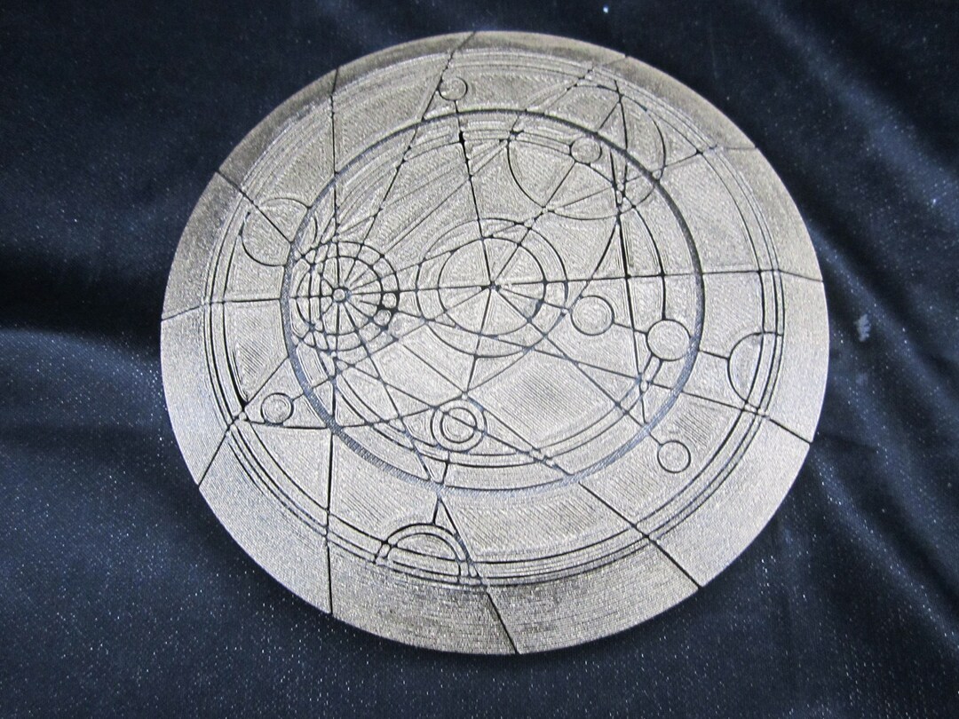Doctor Who Confession Dial Prop (3d Printed Black/brass) - Etsy
